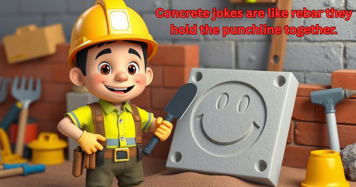 200+ Funny Concrete Jokes That’ll Stick Like Wet Cement - Joke Giggle