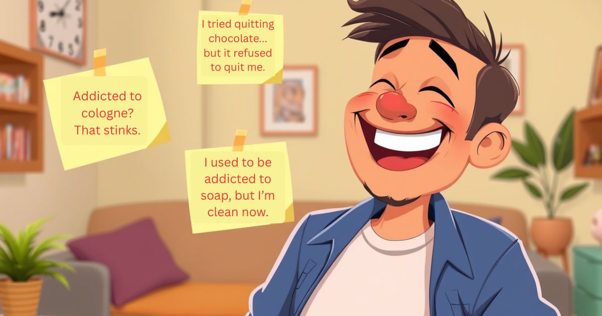 190+ Addiction Jokes & Puns to Laugh Yourself Sober - Joke Giggle