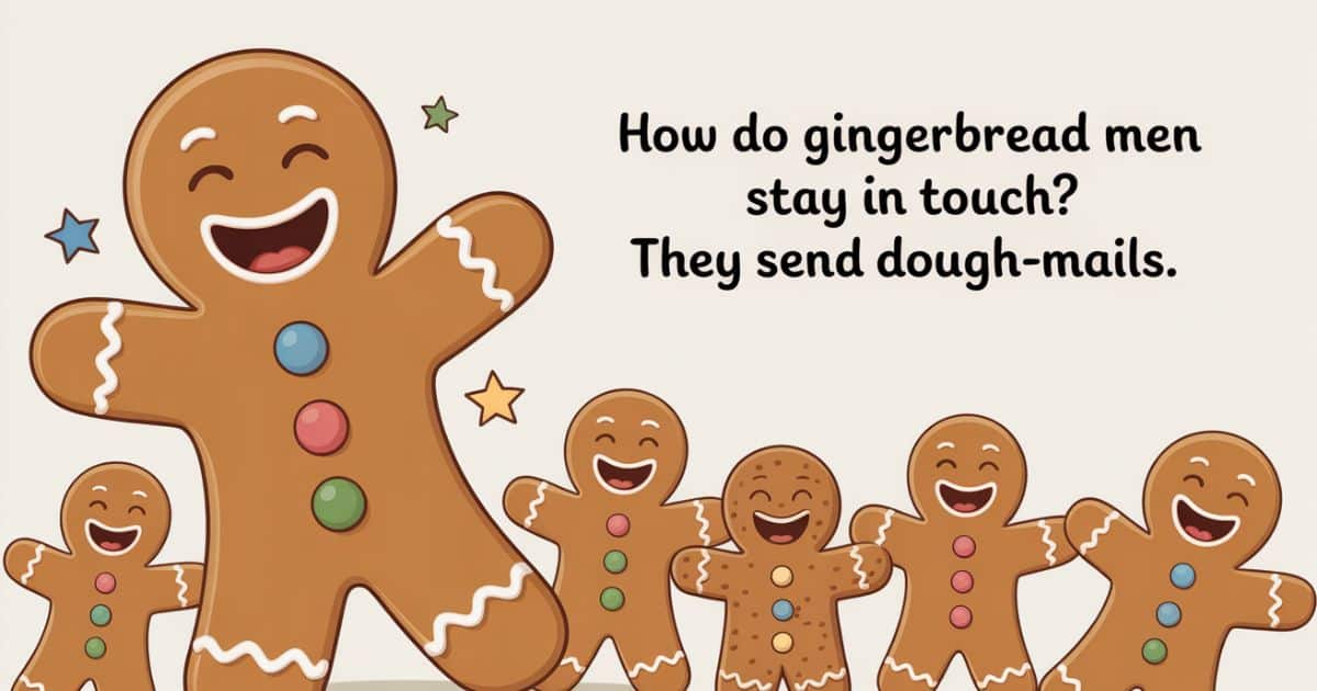 160+ Funny Gingerbread Jokes & Puns Collection - Joke Giggle